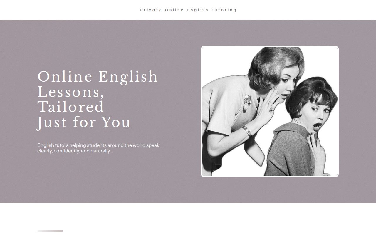 Online English Tutoring